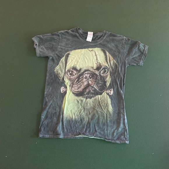 Gildan | Tops | Pug Frankenstein Tee | Poshmark